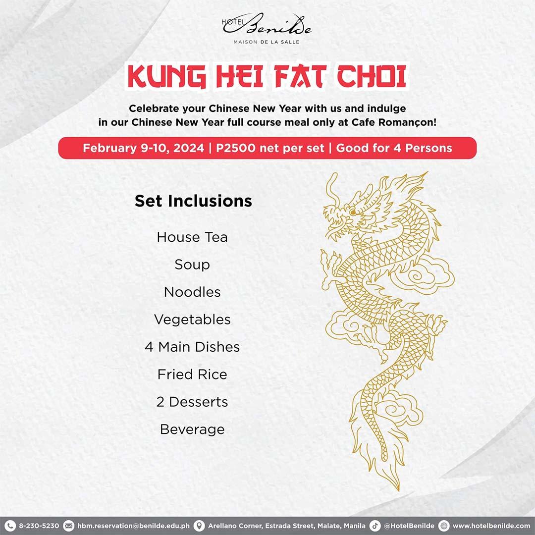 kung-hei-fat-choi | Hotel Benilde Maison De La Salle in Malate